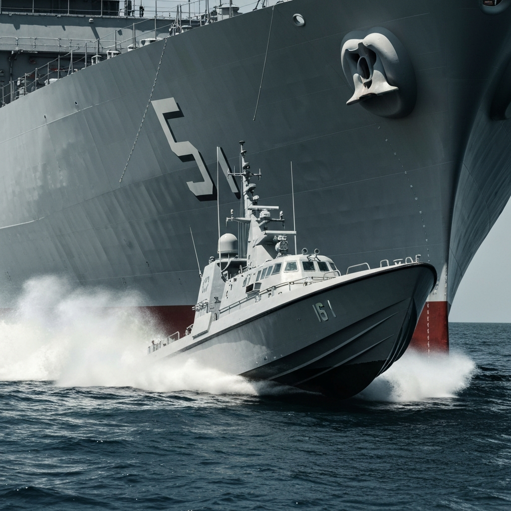 Iranian Fast Boats ATTACK The WRONG US Navy Ship…