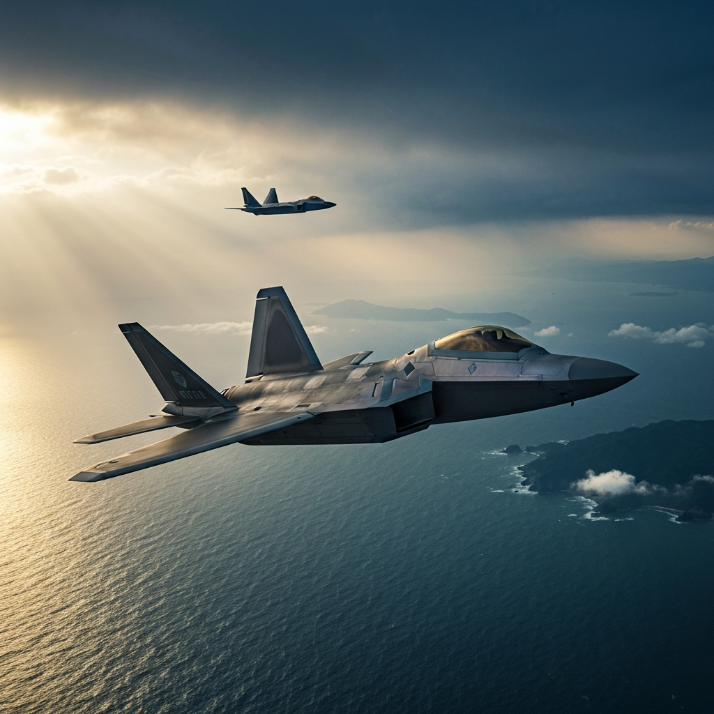 USAF F-22 Raptor: Air Superiority Vs. J-20s In Taiwan Strait