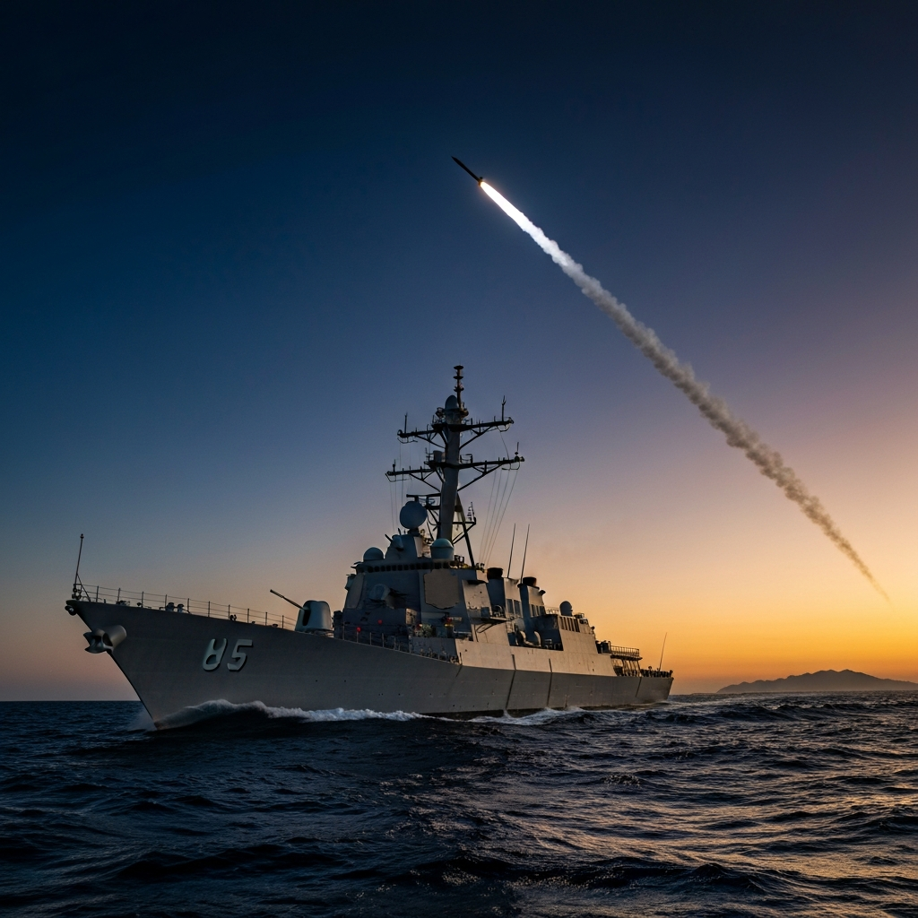 U.S. Navy Aegis Destroyers: First Island Chain Ballistic Mis