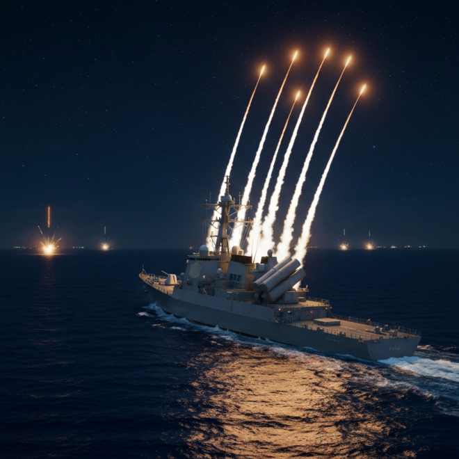 U.S. Navy Aegis Destroyers: Undefeated Against Red Sea Swarm