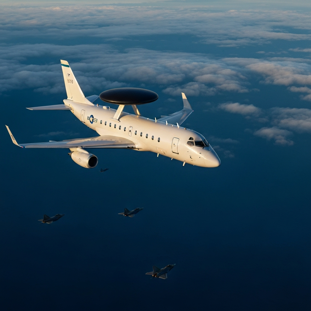 USAF E-7 Wedgetail: Stealth Fighter Strikes In Contested Pac