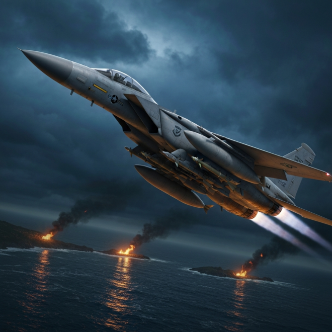 F-15E Strike Eagle: Neutralizing Taiwan Strait Missile Threa